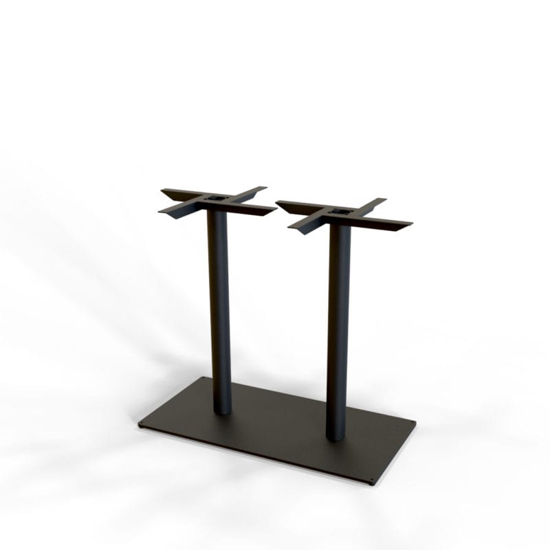 Plane Double Table Base | Flat Disc Bases Custom Made