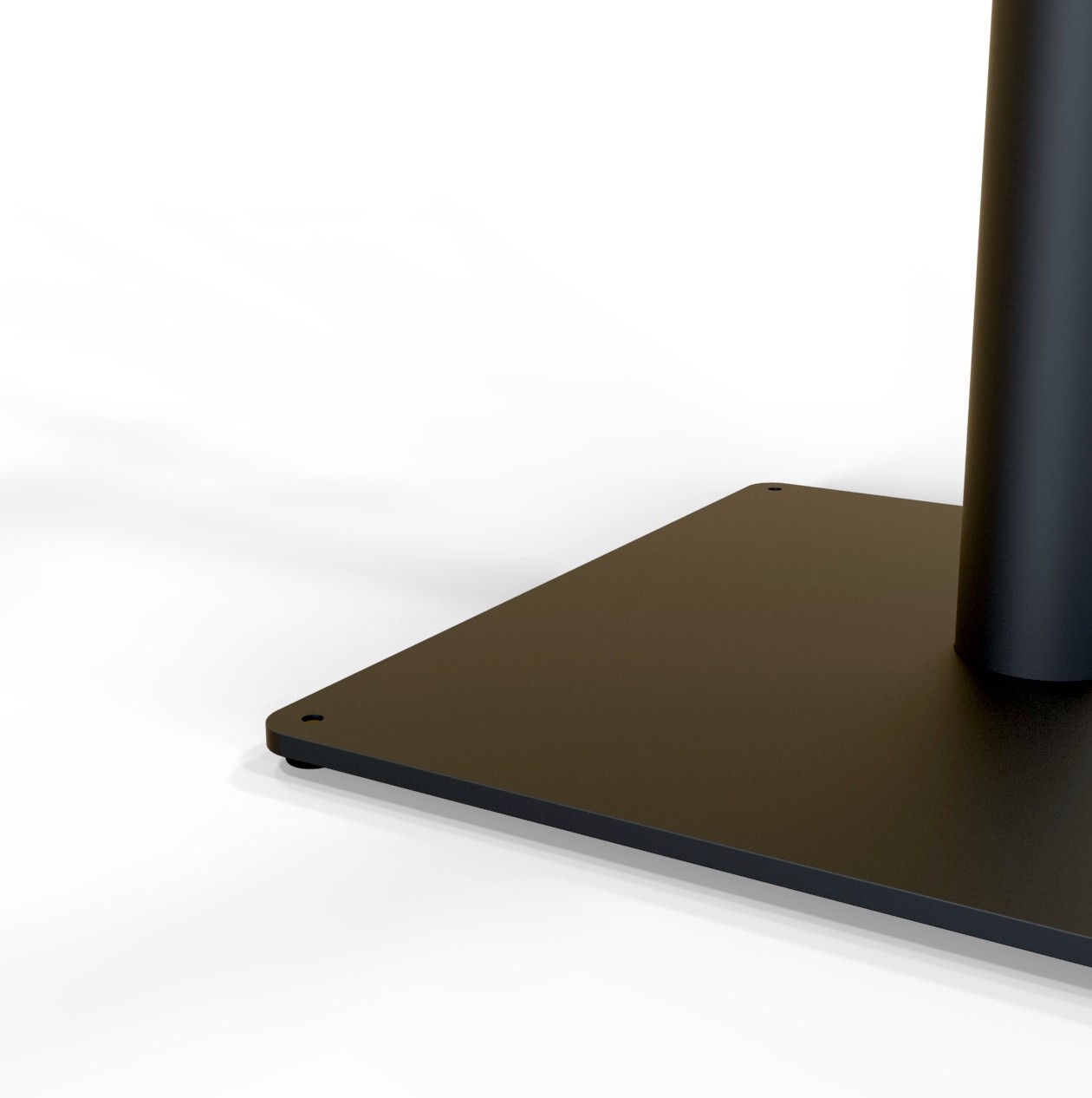 Discus Double Table Base | Flat Disc Bases Custom Made