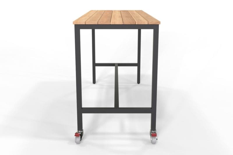 Mirage Bar Table with Caster Wheels | Gyro Commercial Tables